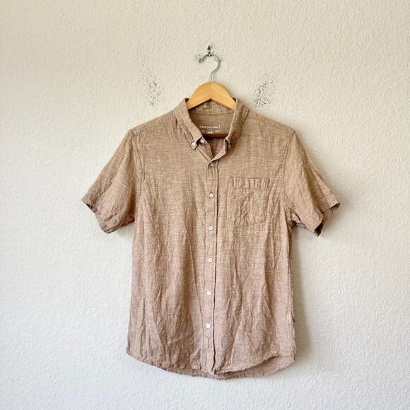Bridge & Burn | Shirts | Bridge Burn Jordan Shirt Tan Slim Fit Button ...